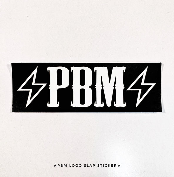 PBM VINYL LOGO SLAP STICKERS – Purpose Built Motorcycles